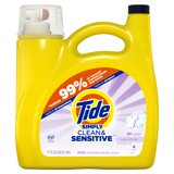 Tide Simply Clean & Sensitive Laundry Detergent, Cool Cotton, 117 fl oz ...