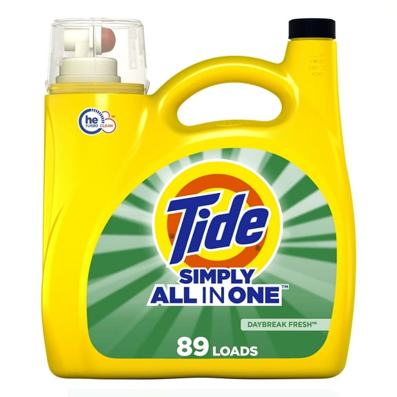 Tide Simply All-In-One Liquid Laundry Detergent, Cold Water Washing ...