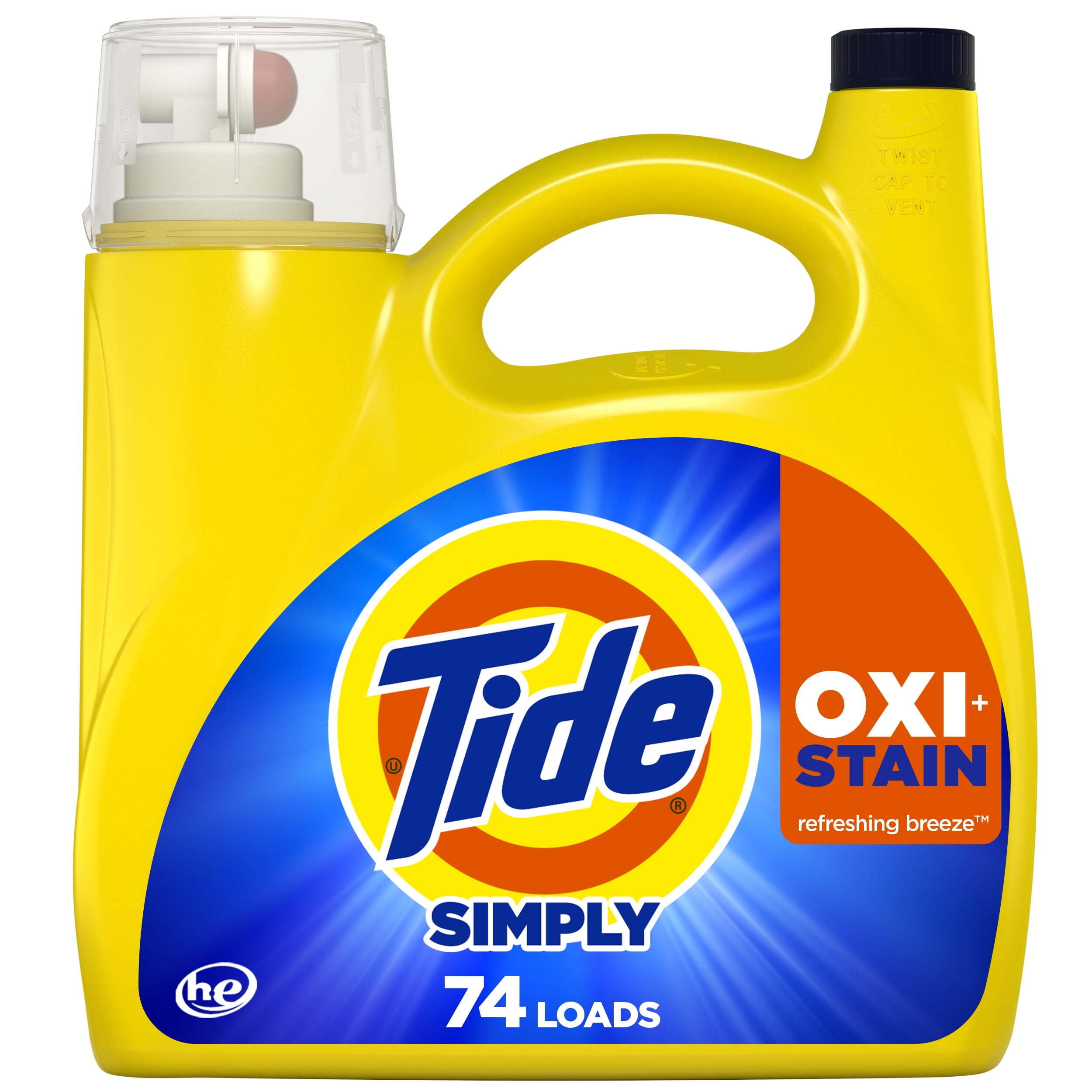 Tide Simply Oxi Boost + Ultra Stain Release, Refreshing Breeze, 74 ...