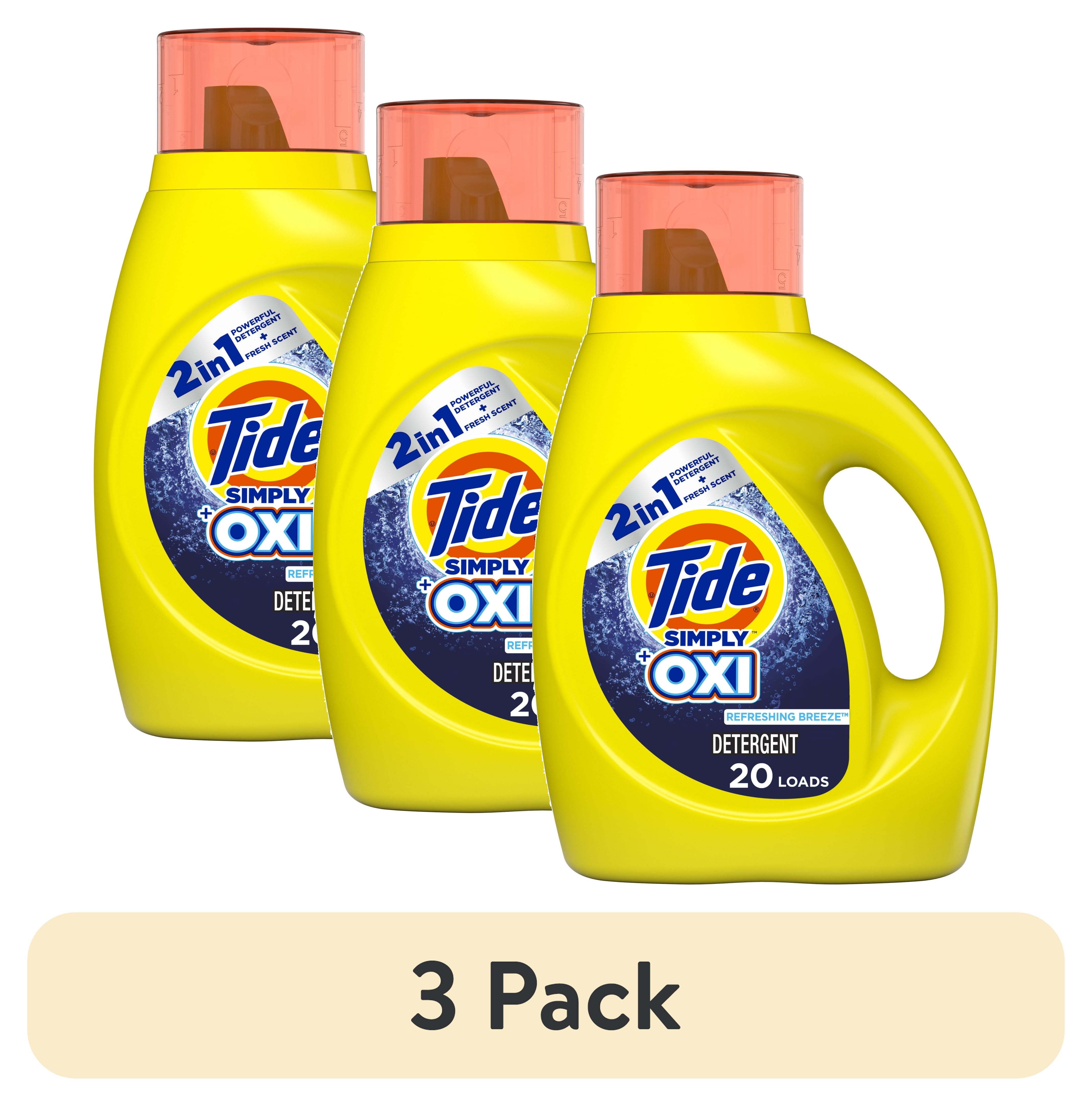 (3 pack) Tide Simply Oxi Boost + Ultra Stain Release, Refreshing Breeze ...