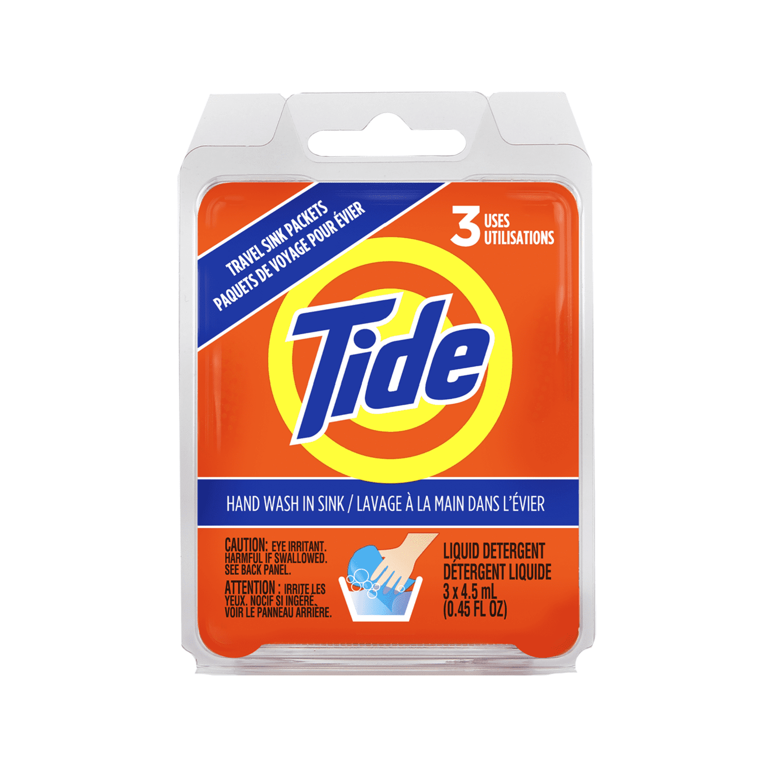Tide, Sink Pack Liquid Laundry Detergent, 0.51 oz, Pack of 12 - Walmart.com