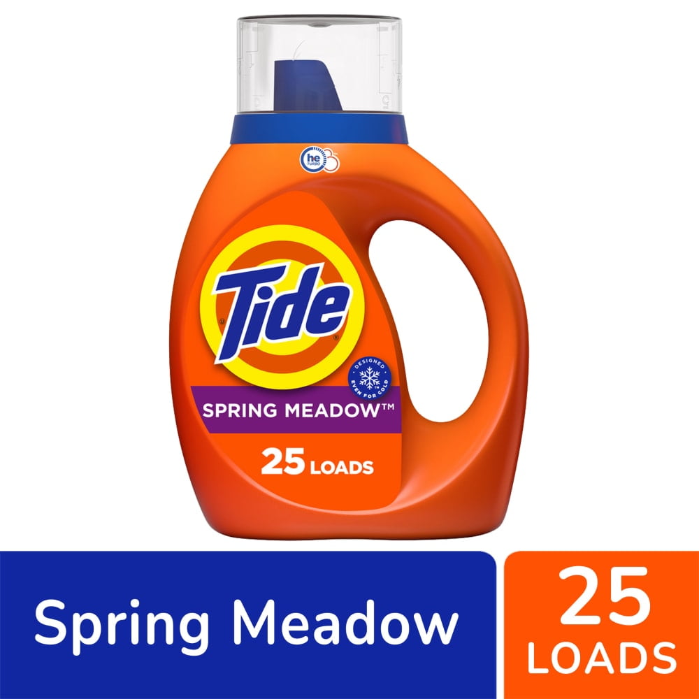 Tide Spring Meadow Liquid Laundry Detergent - 34 fl oz - Pack of 2 ...