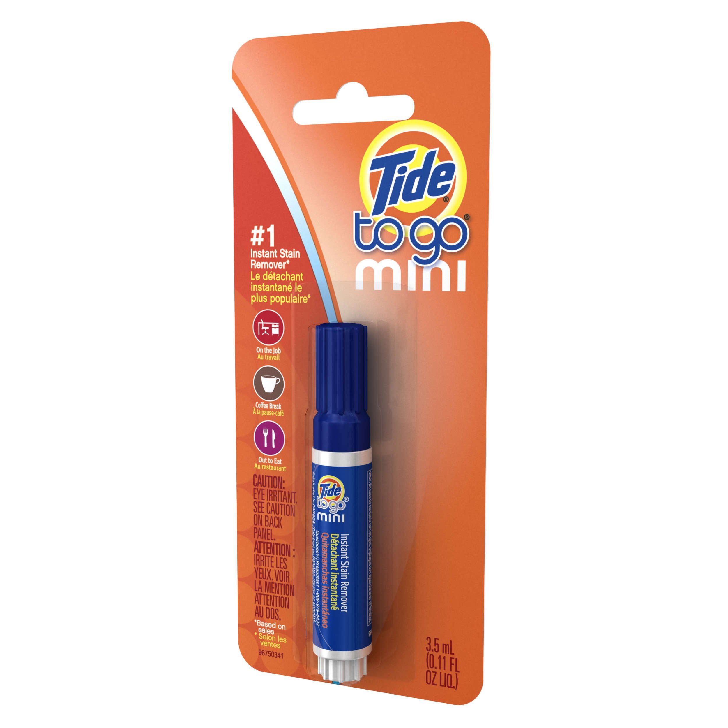 Tide To Go Mini Instant Stain Remover Pen Sticks (2/Pk) - Walmart.com