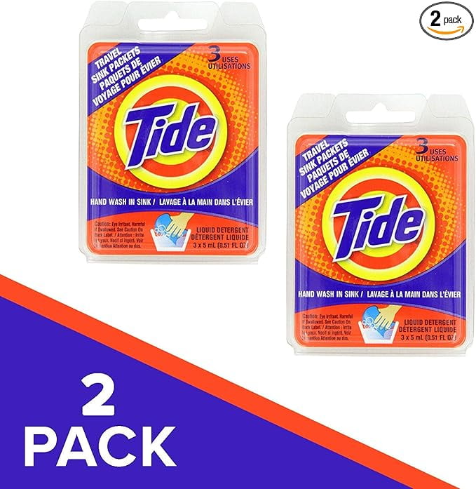 Tide Travel Sink Packets (2) - Walmart.com