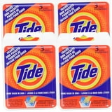 Tide Travel Sink Packets, Laundry Detergent for Travel, Includes 4 ...