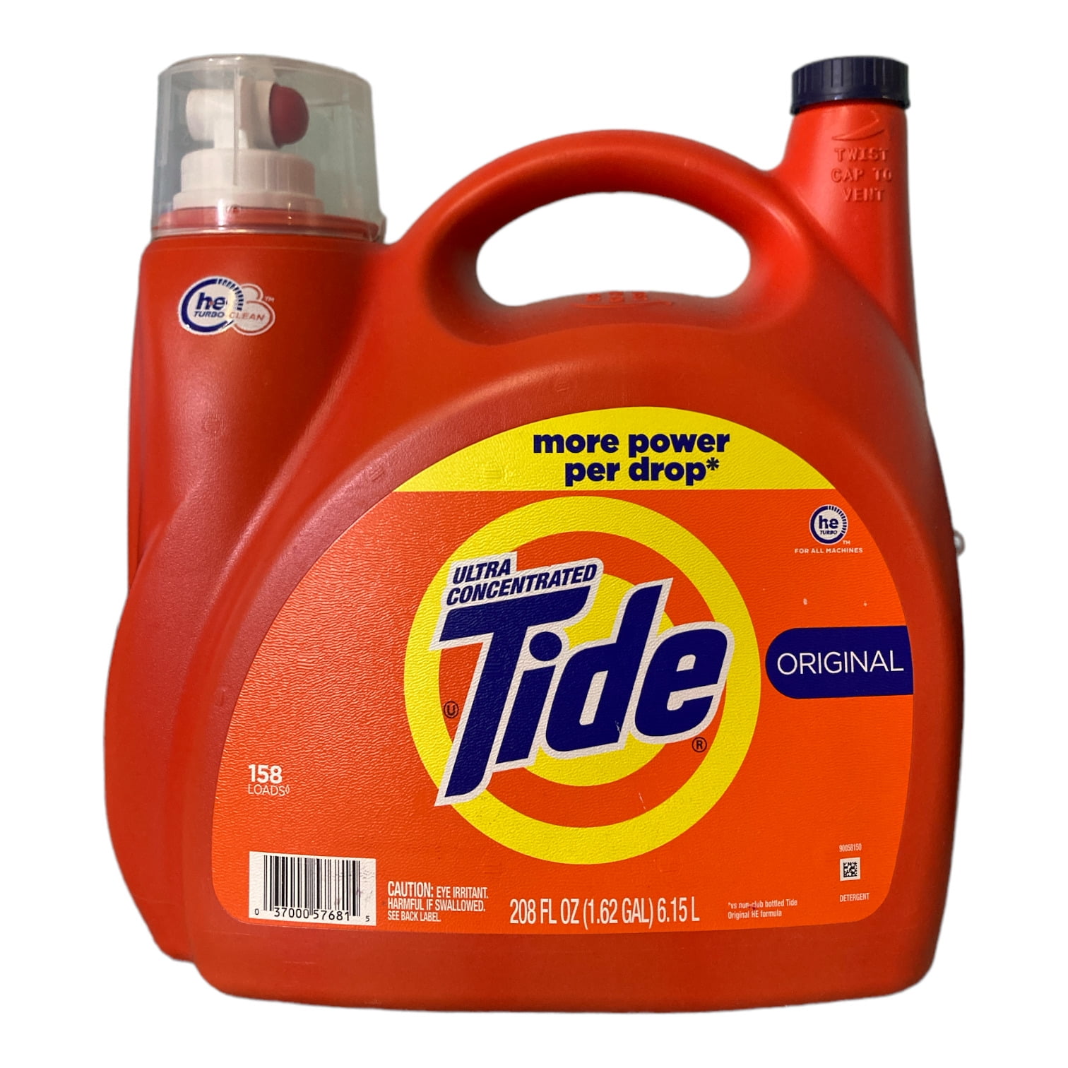 Tide Ultra Concentrated Liquid Laundry Detergent, 158 loads, 208 fl oz ...