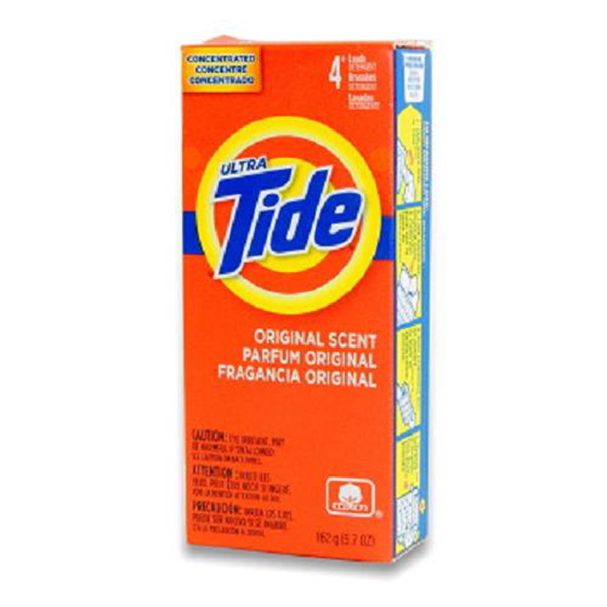 Tide, Ultra Laundry Detergent 4 Loads - Original Scent, Count 1 ...