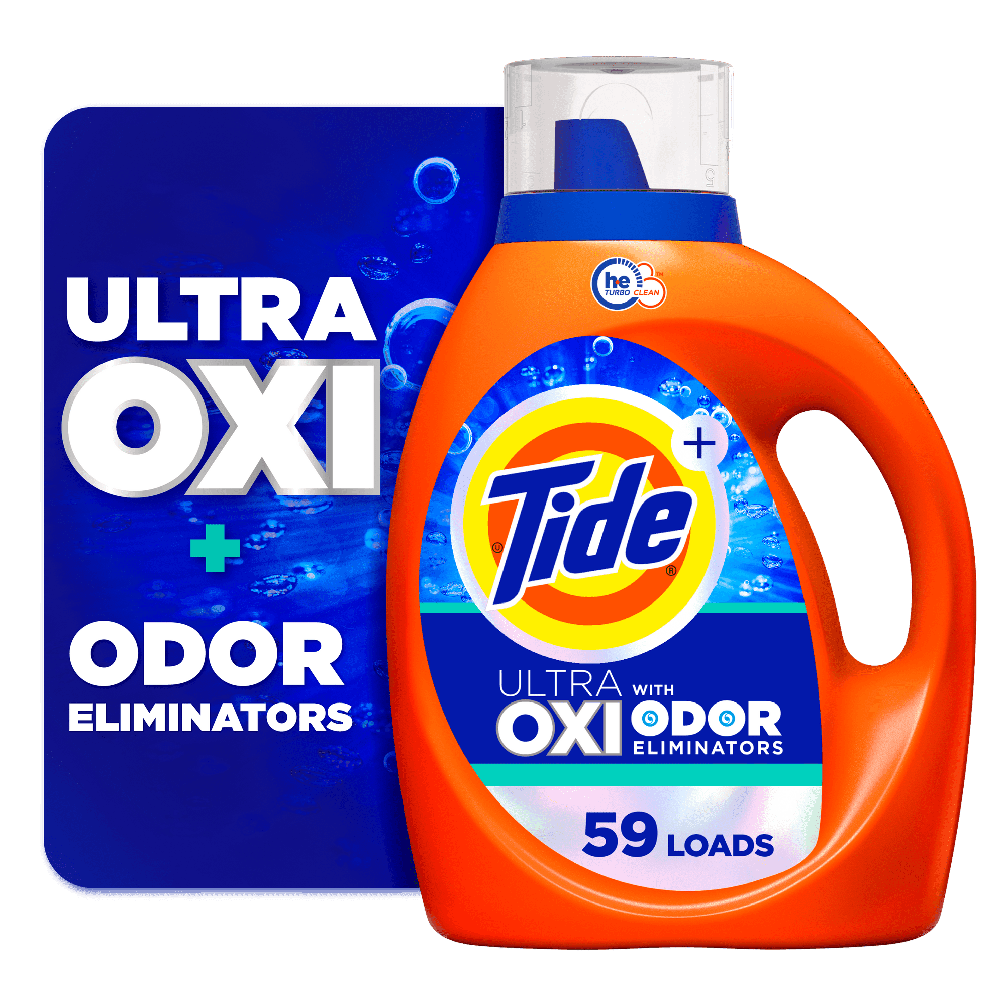 Tide Ultra OXI with Odor Eliminators Liquid Laundry Detergent, 59 Loads ...