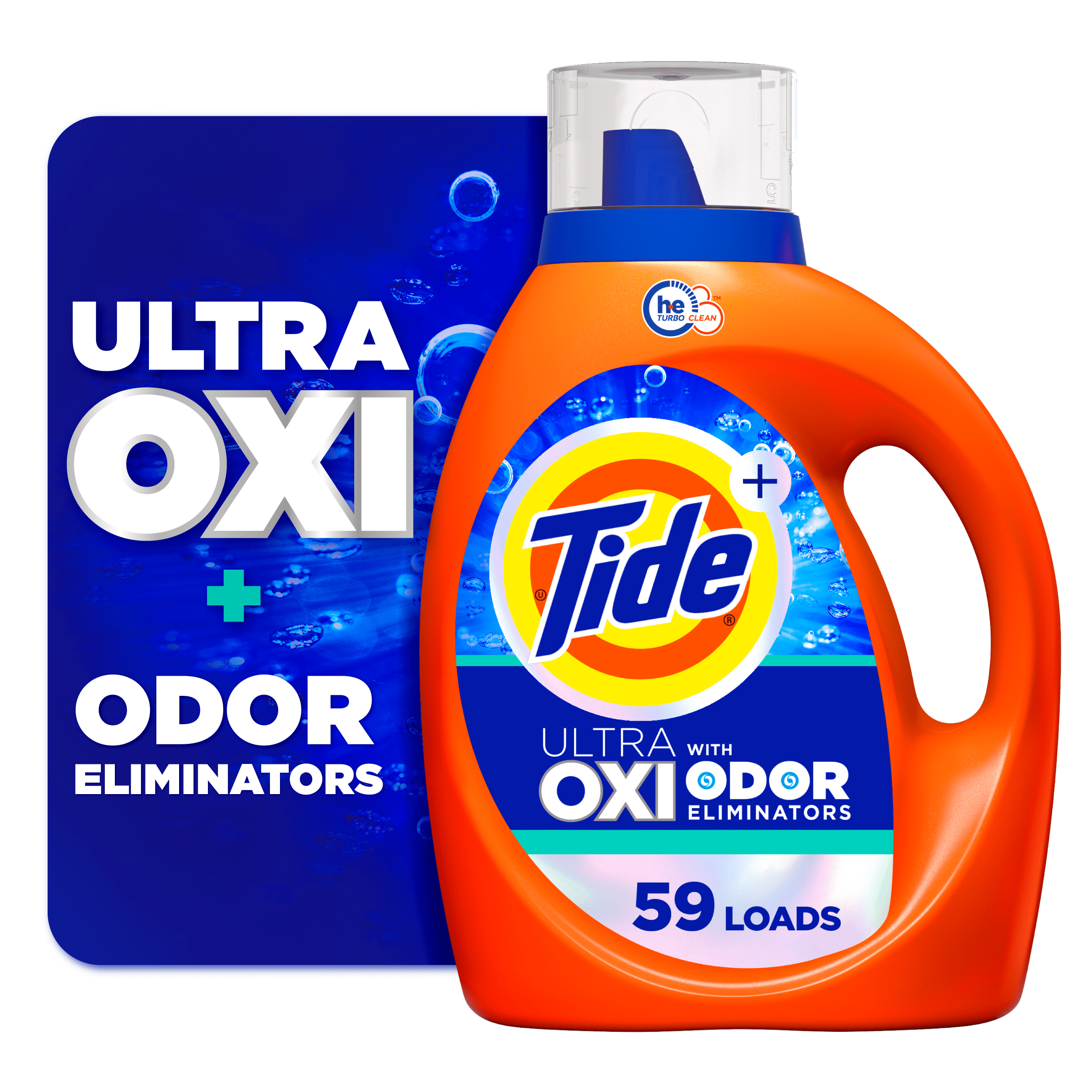 Tide Ultra OXI with Odor Eliminators Liquid Laundry Detergent, 59 Loads ...