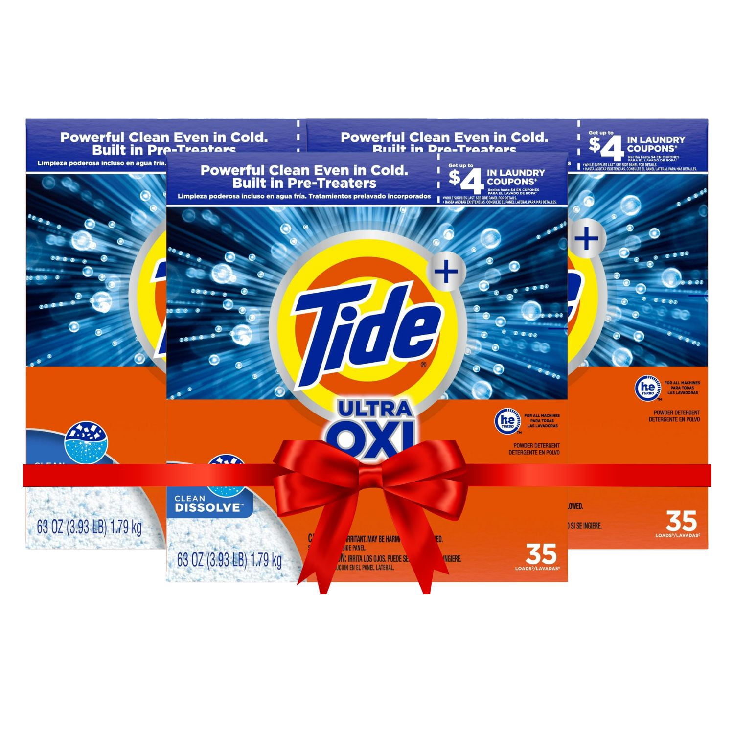Tide Ultra Oxi (3 Pack) 189.42 Oz - Walmart.com