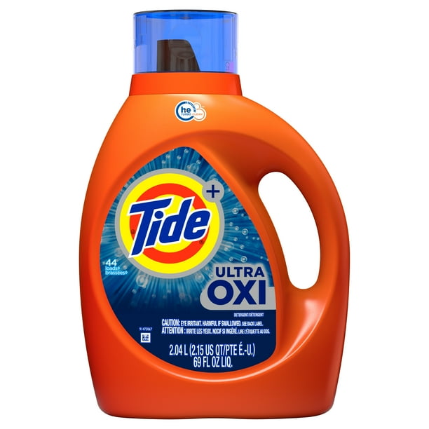 Tide Ultra Oxi Liquid Detergent, 44 Loads 69 fl oz - Walmart Business ...
