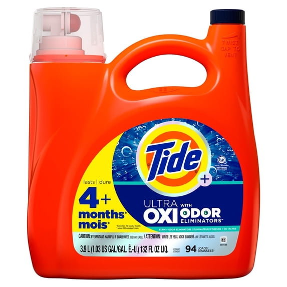 2X - Tide + Ultra Oxi Odor Eliminators HE Turbo Clean Liquid Laundry ...