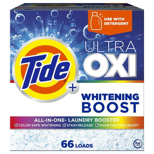 Tide Ultra Oxi Whitening Boost, All In One Laundry Booster, Color Safe ...