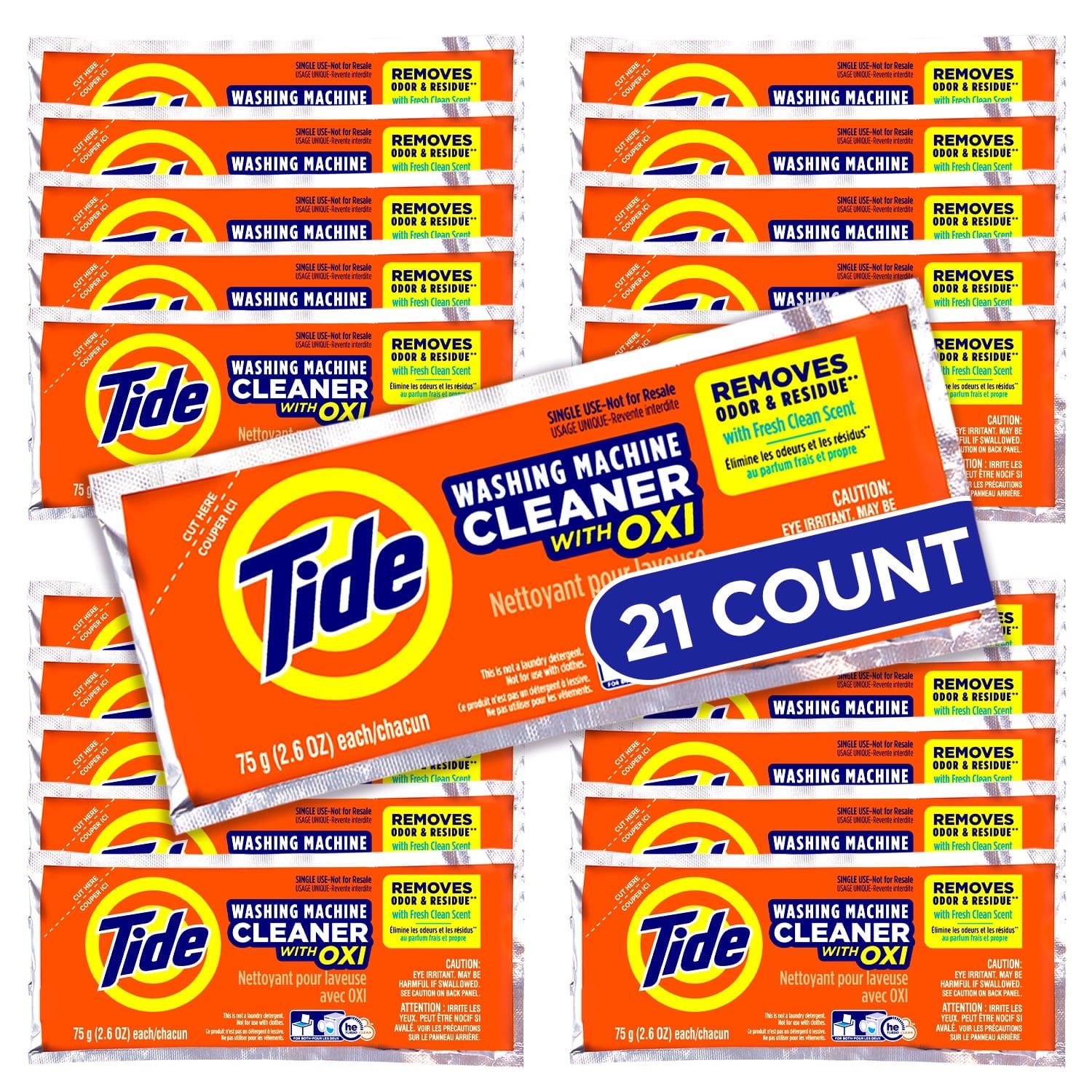 Tide Washing Machine Cleaner, Washer Machine Cleaner with Oxi for Front ...