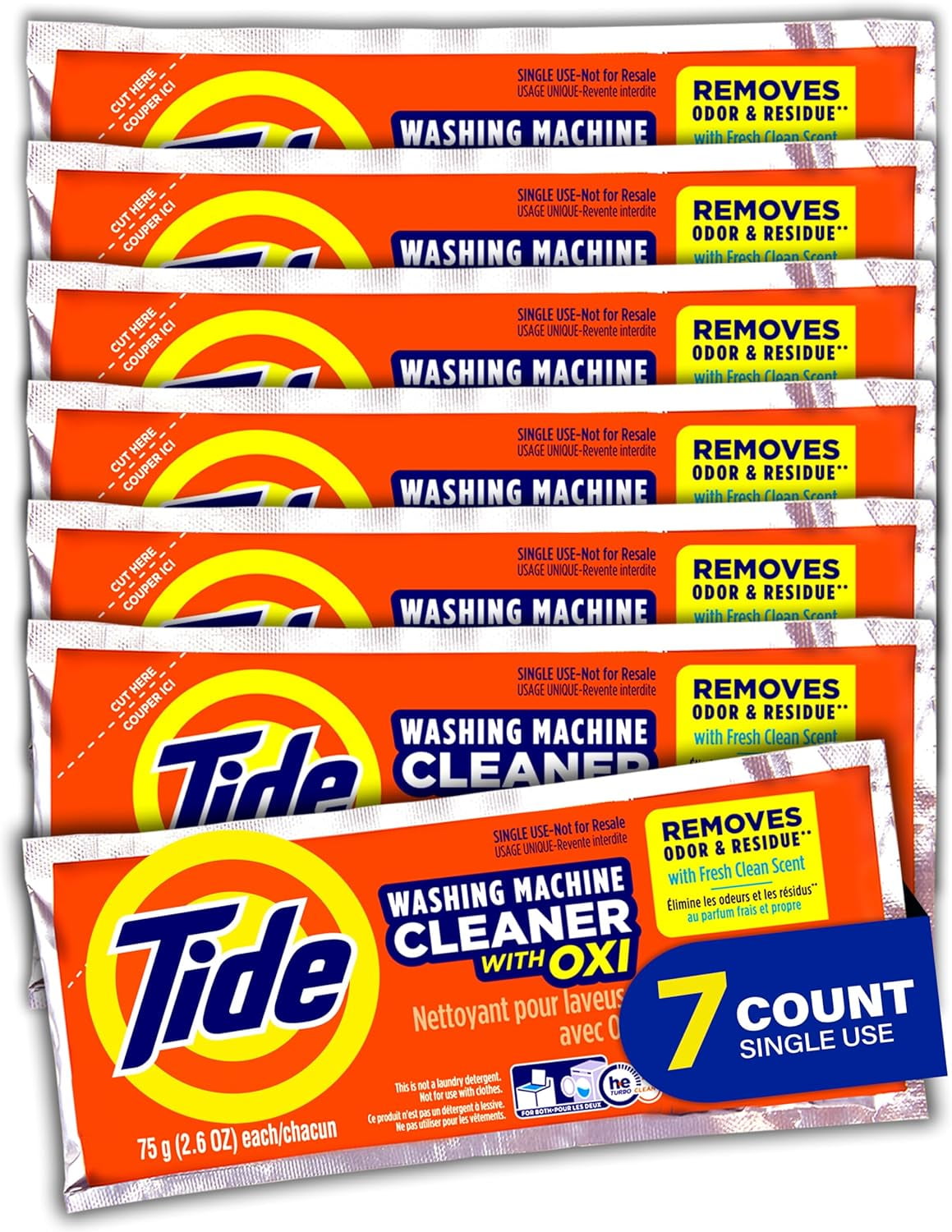 Tide Washing Machine Cleaner, Washer Machine Cleaner with Oxi for Front ...