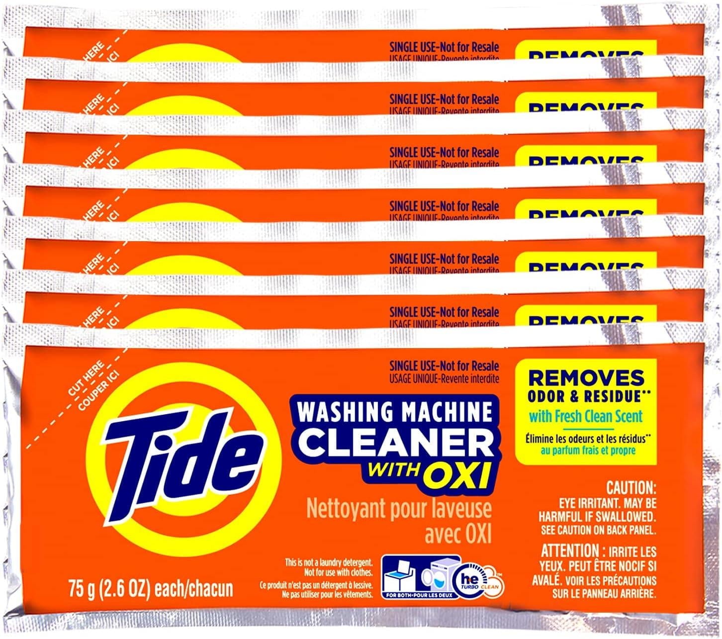 Tide Washing Machine Cleaner, Washer Machine Cleaner with Oxi for Front ...