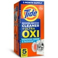 Tide, Washing Machine Cleaner, 5 Count, Odor & Residue Remover ...