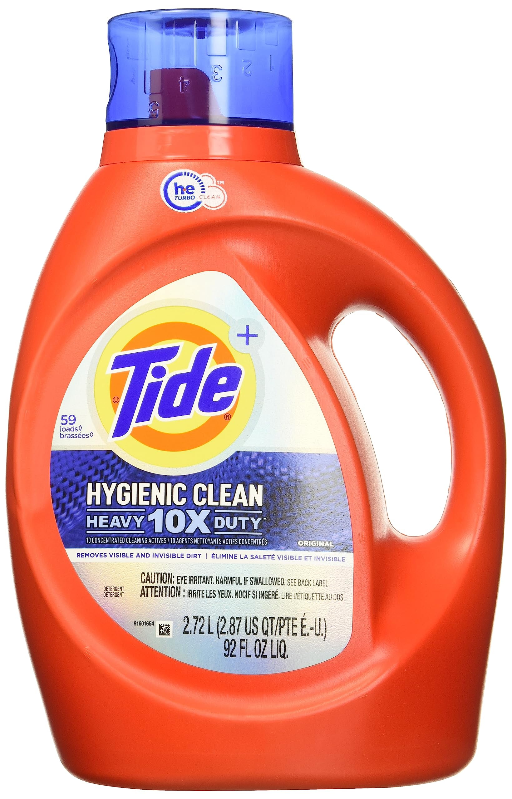 Tide Original 92 Oz Heavy Duty Liquid Laundry Detergent, Hygienic Clean ...