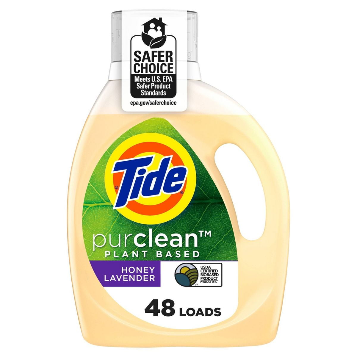 Tide purclean Honey Lavender Liquid Laundry Detergent - 63 fl oz ...