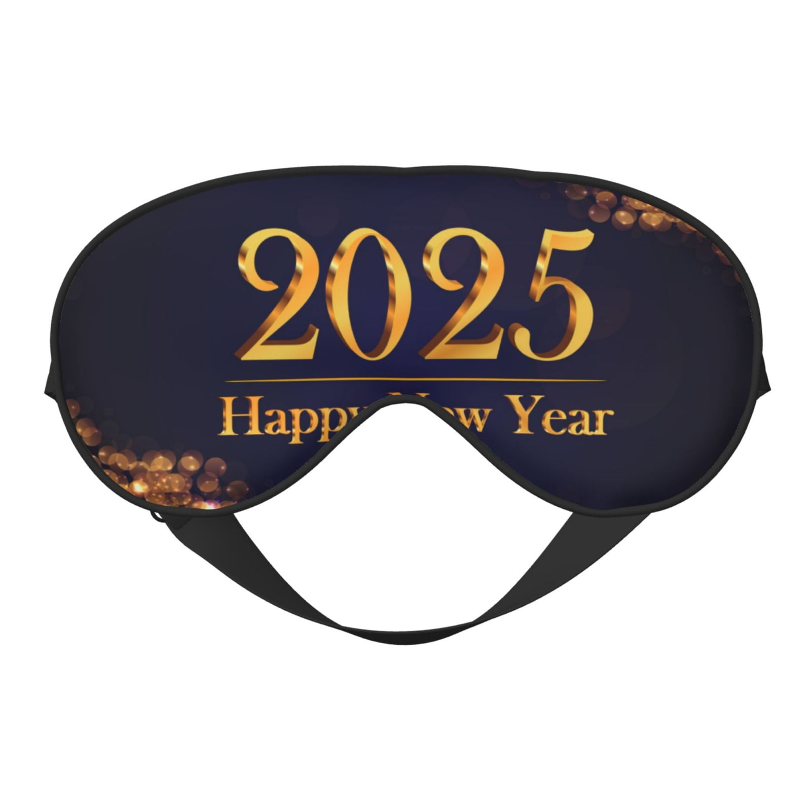 Tideii 2025 Happy New Year 3 for Double-sided Light-blocking Eye Mask ...
