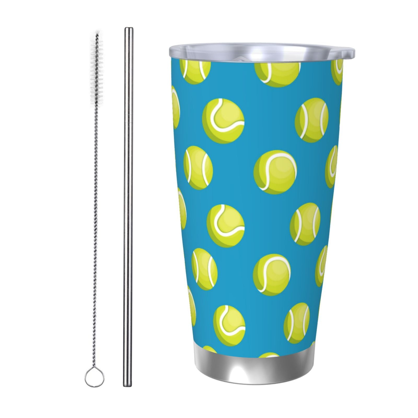 Tideii Ball Tennis for 20OZ Car Cup, Stainless Steel Cold and Hot Cup ...