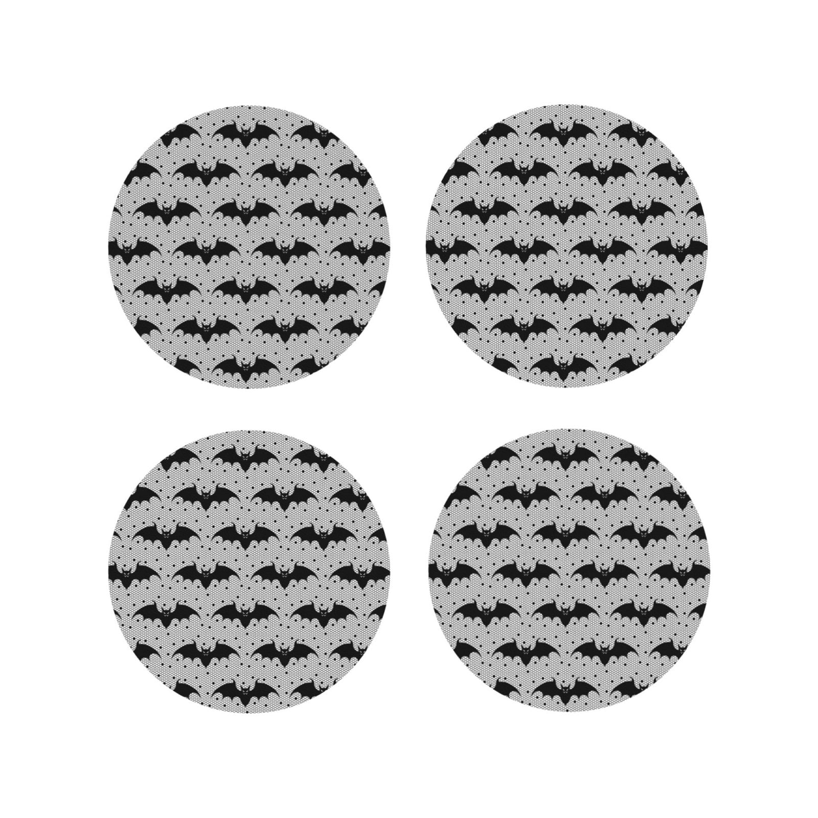 Tideii Bat for Leather Coasters 4 Pieces, Anti-fouling and Anti ...