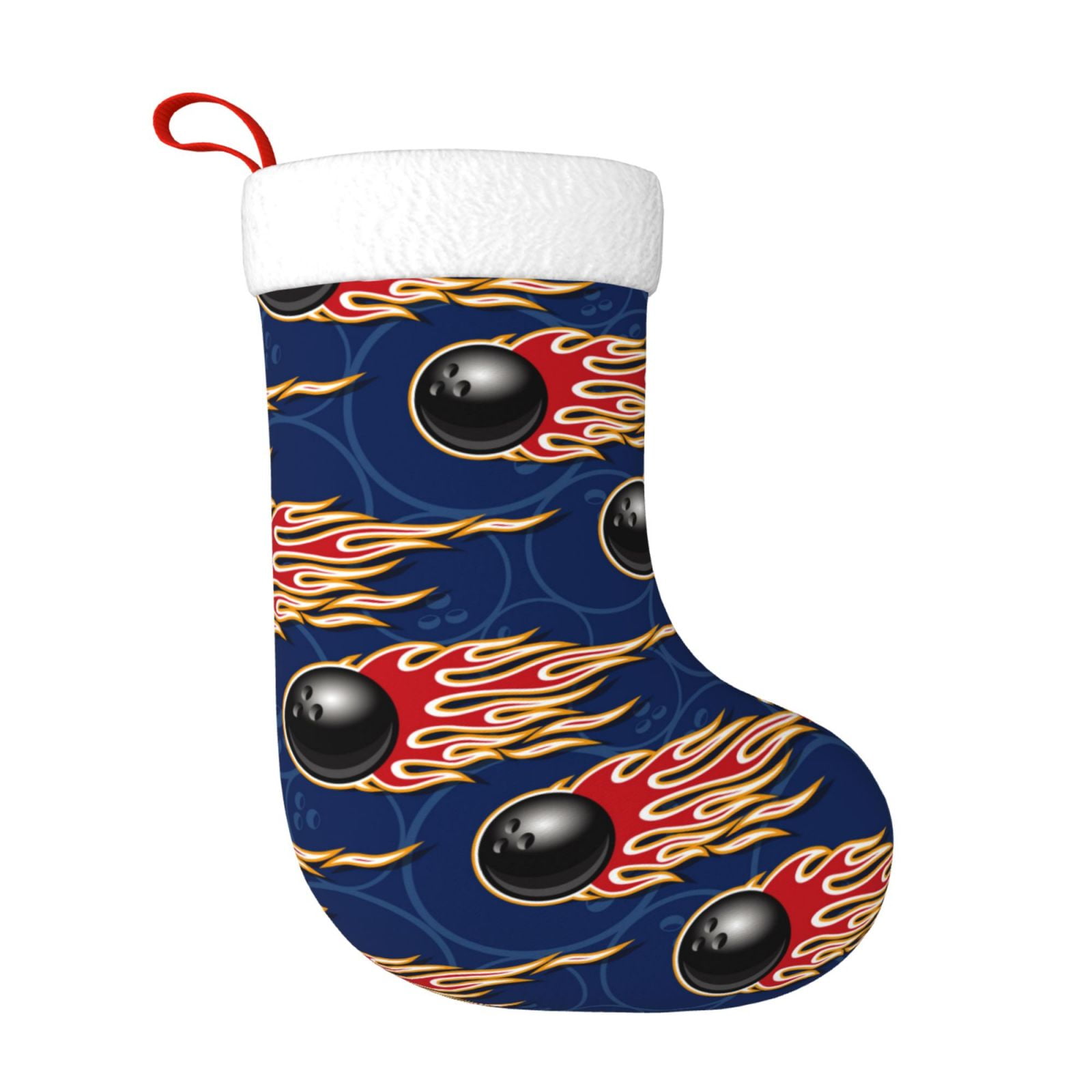 Tideii Bowling Ball And Flame for Christmas Decorative Stockings, 11x17 ...