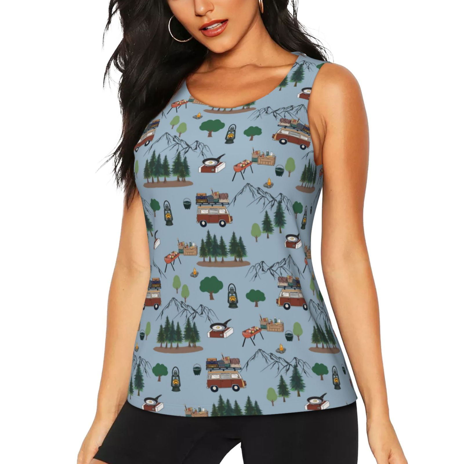 Tideii Camping Caravan for Women's Quick-drying Vest, Sweat-wicking U ...