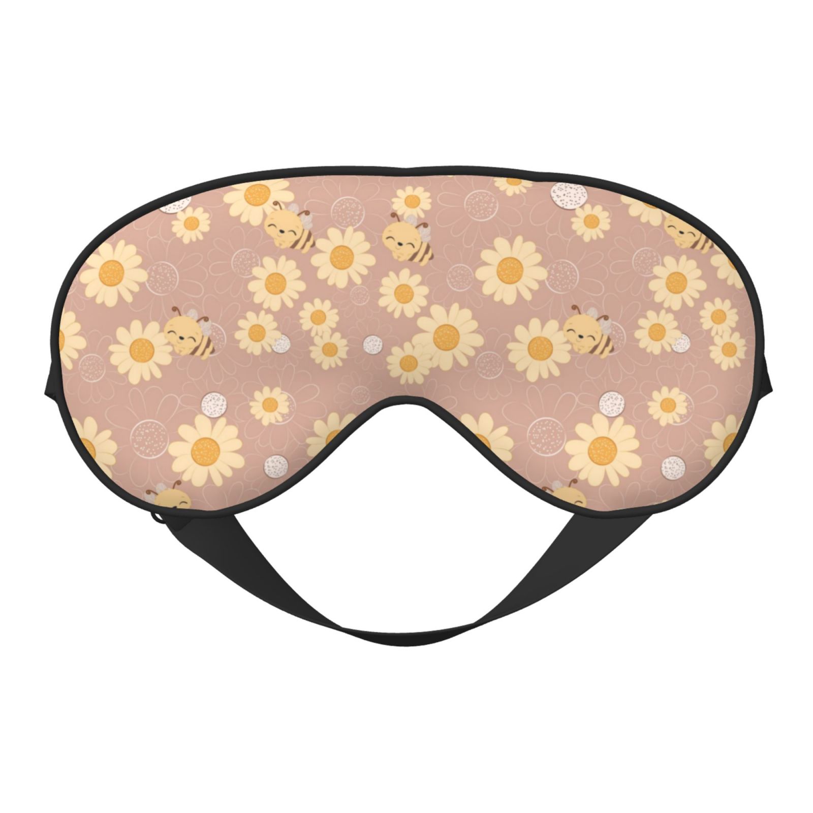 Tideii Cute Bee for Double-sided Light-blocking Eye Mask, Adjustable ...