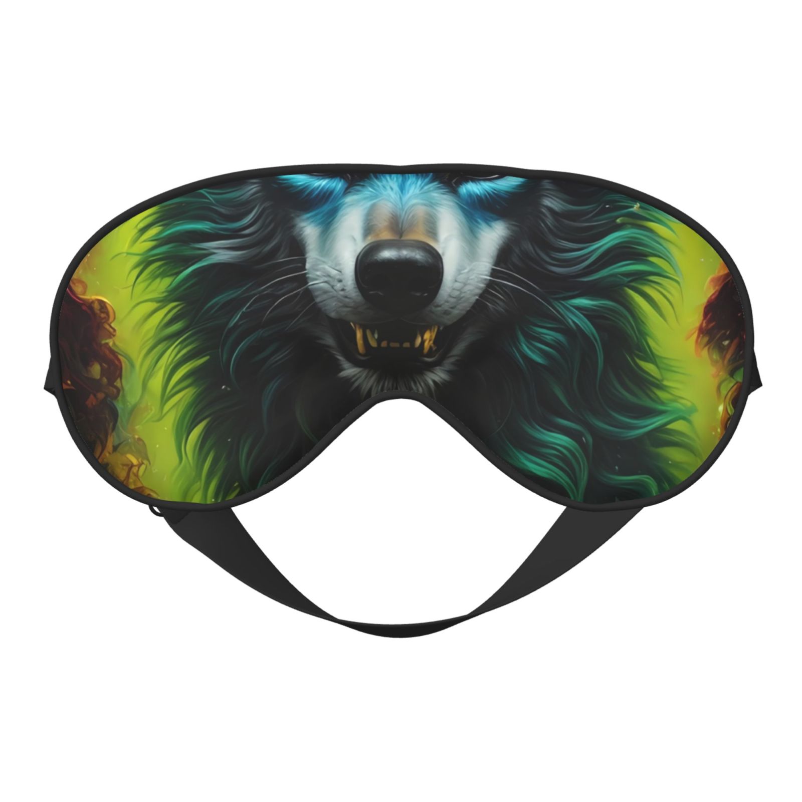 Tideii Fluorescent Wolf for Double-sided Light-blocking Eye Mask ...