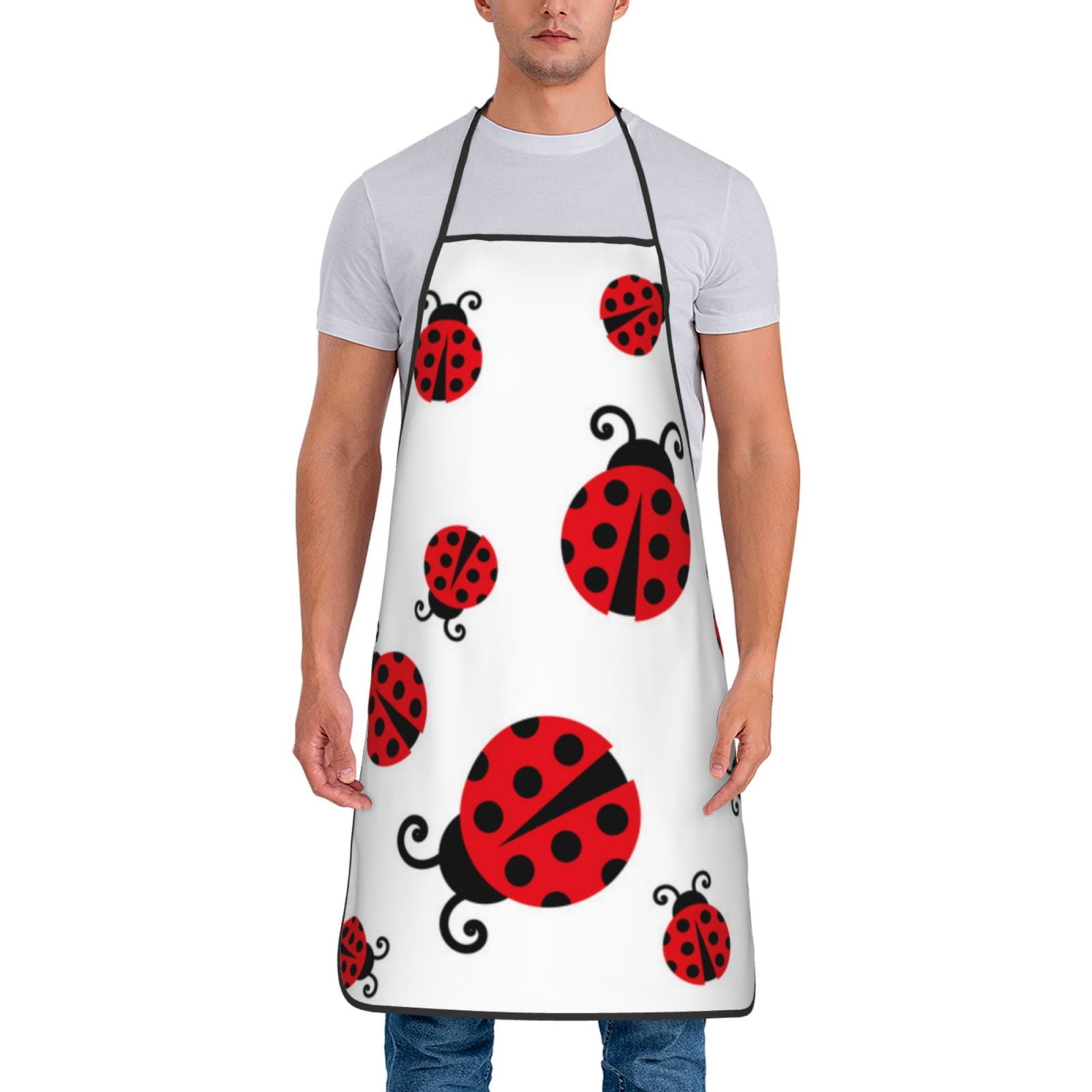 Tideii Fly Flying Ladybug for Tie-up Apron, Unisex Waterproof and Stain ...