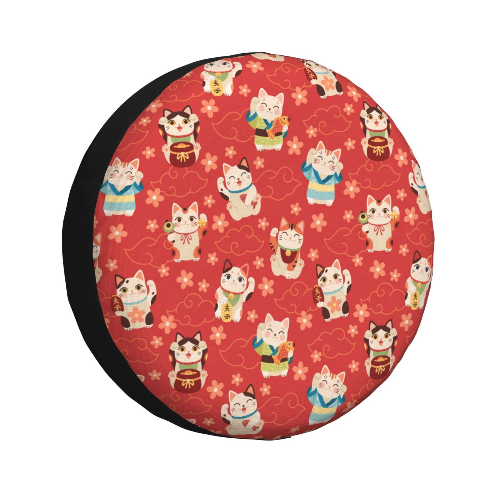 Tideii Japanese Maneki Cats for Car Tire Dust Cover, Dust and ...