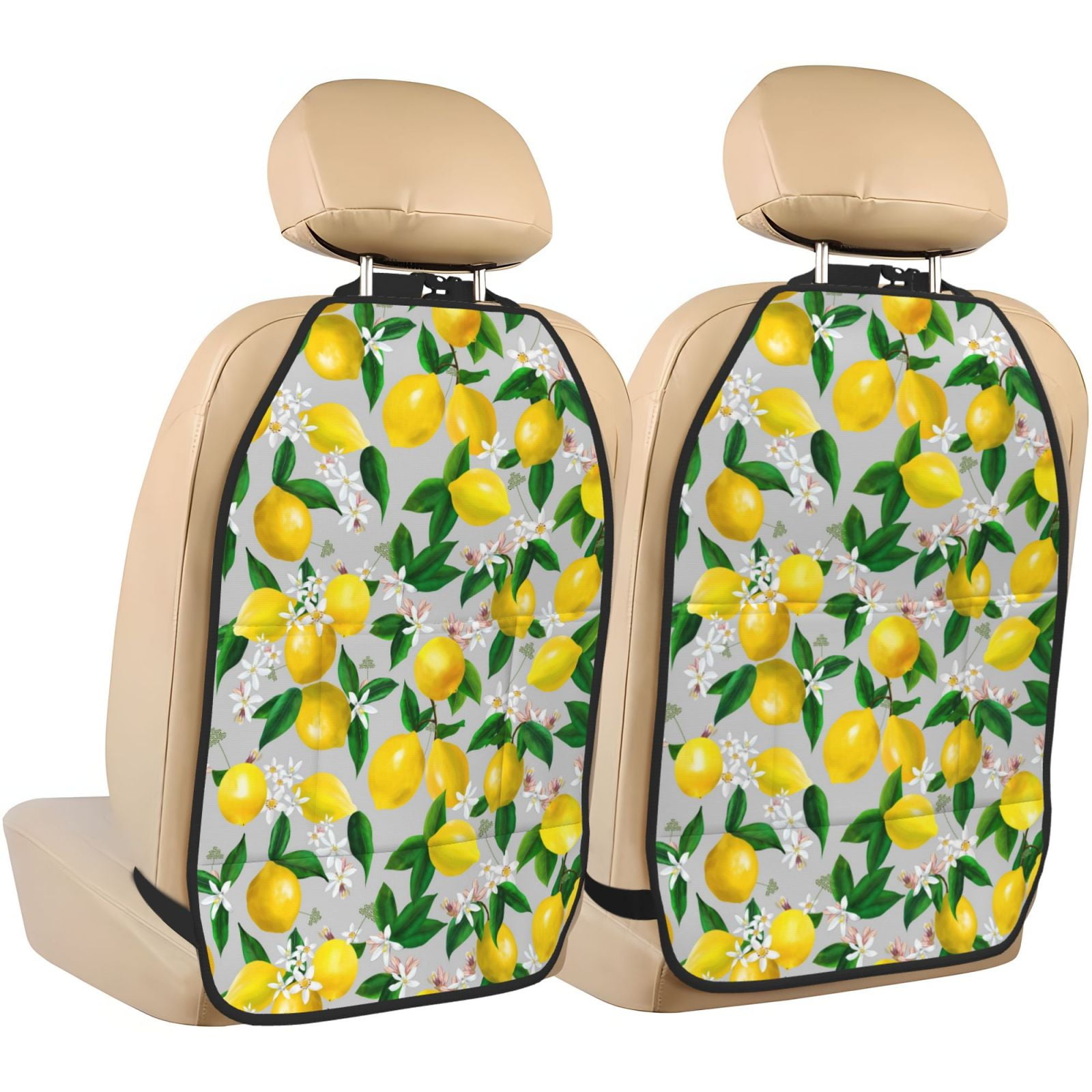 Tideii Lemon Seamless Pattern Oil Painting Effect for Car Seat Kick ...