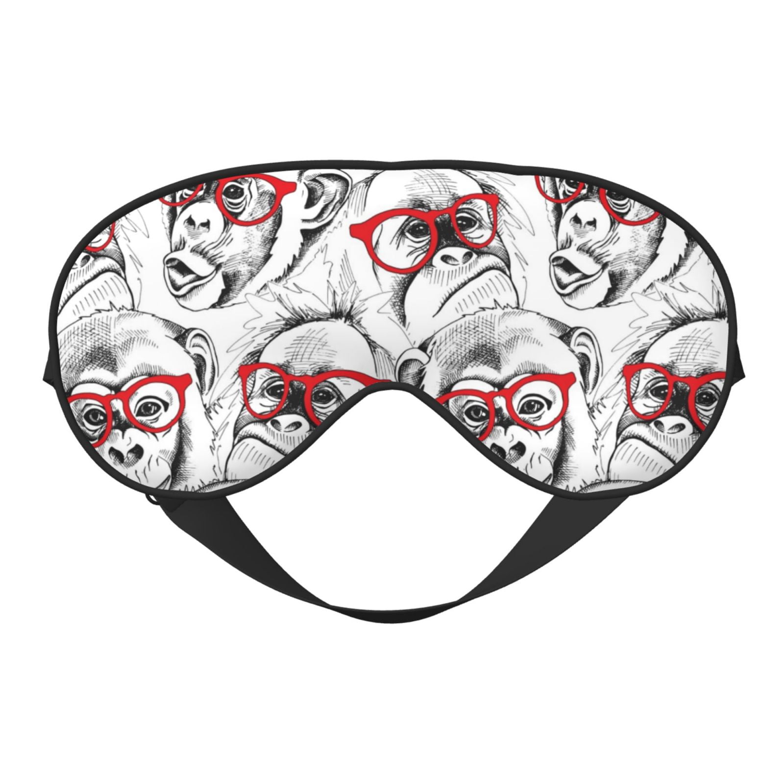 Tideii Monkey for Double-sided Light-blocking Eye Mask, Adjustable Eye ...