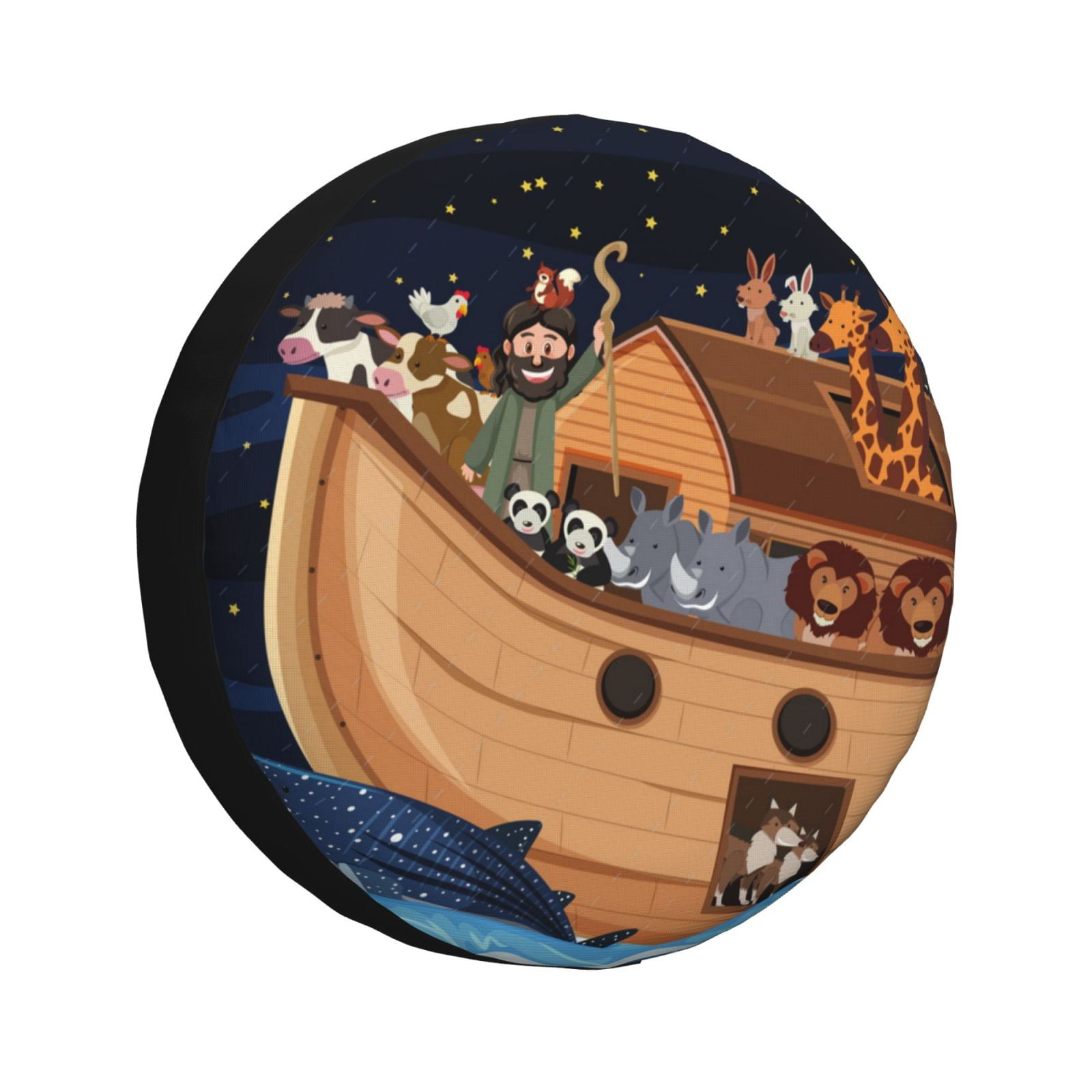 Tideii Ocean Scene with Noah's Ark for Car Tire Dust Cover, Dust and ...