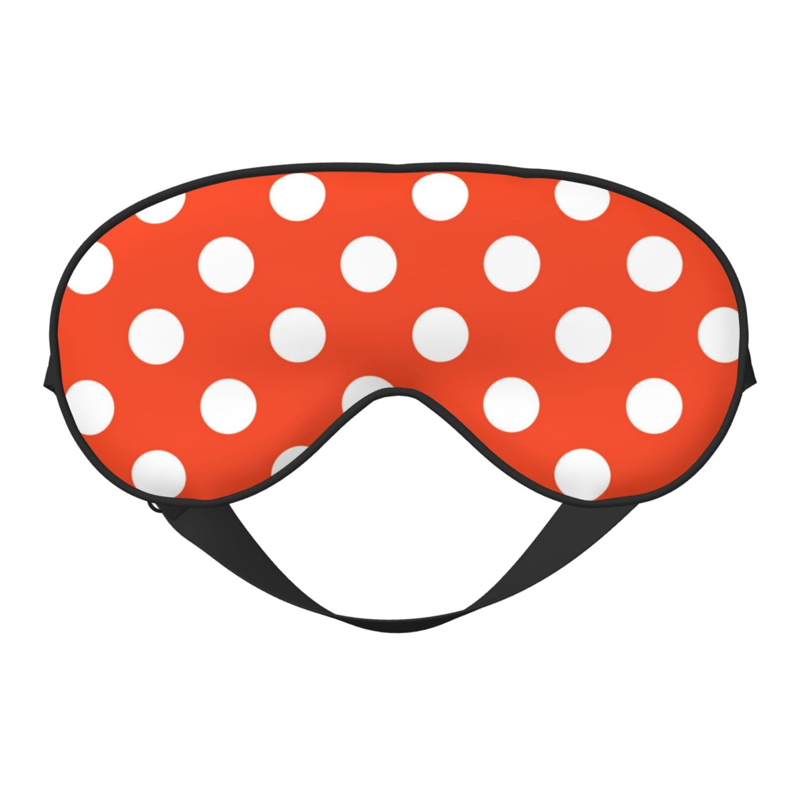 Tideii Orange And White Polka Dot1 for Double-sided Light-blocking Eye ...