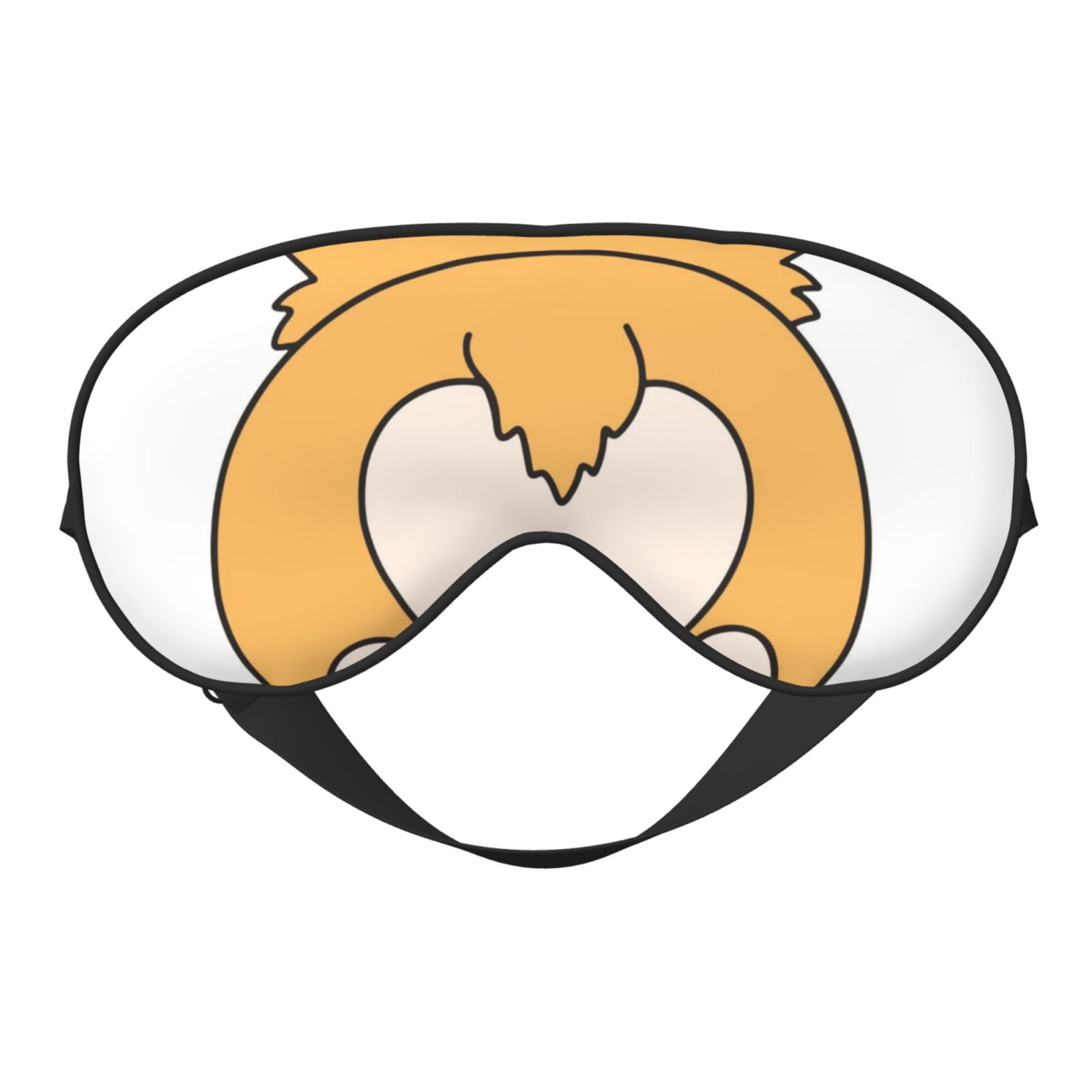 Tideii Prince Corgi Dog for Double-sided Light-blocking Eye Mask ...