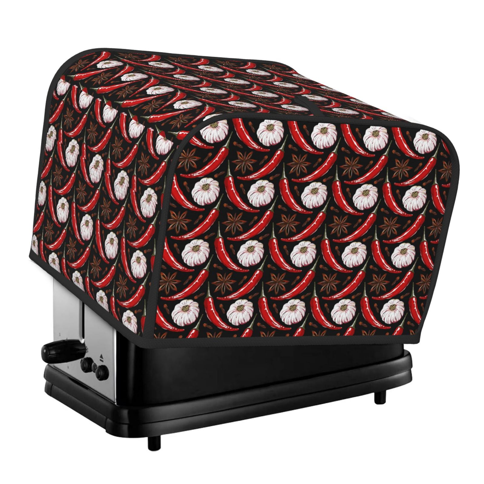 Tideii Red Hot Chili 1 for 4-piece Toaster Cover for Kitchen Small ...