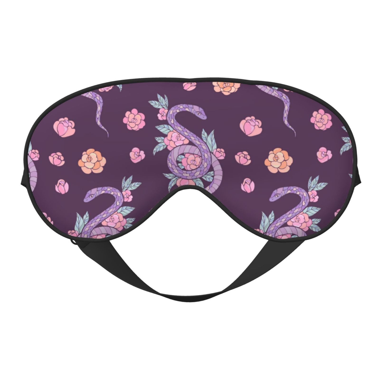 Tideii Snake And Flower for Double-sided Light-blocking Eye Mask ...