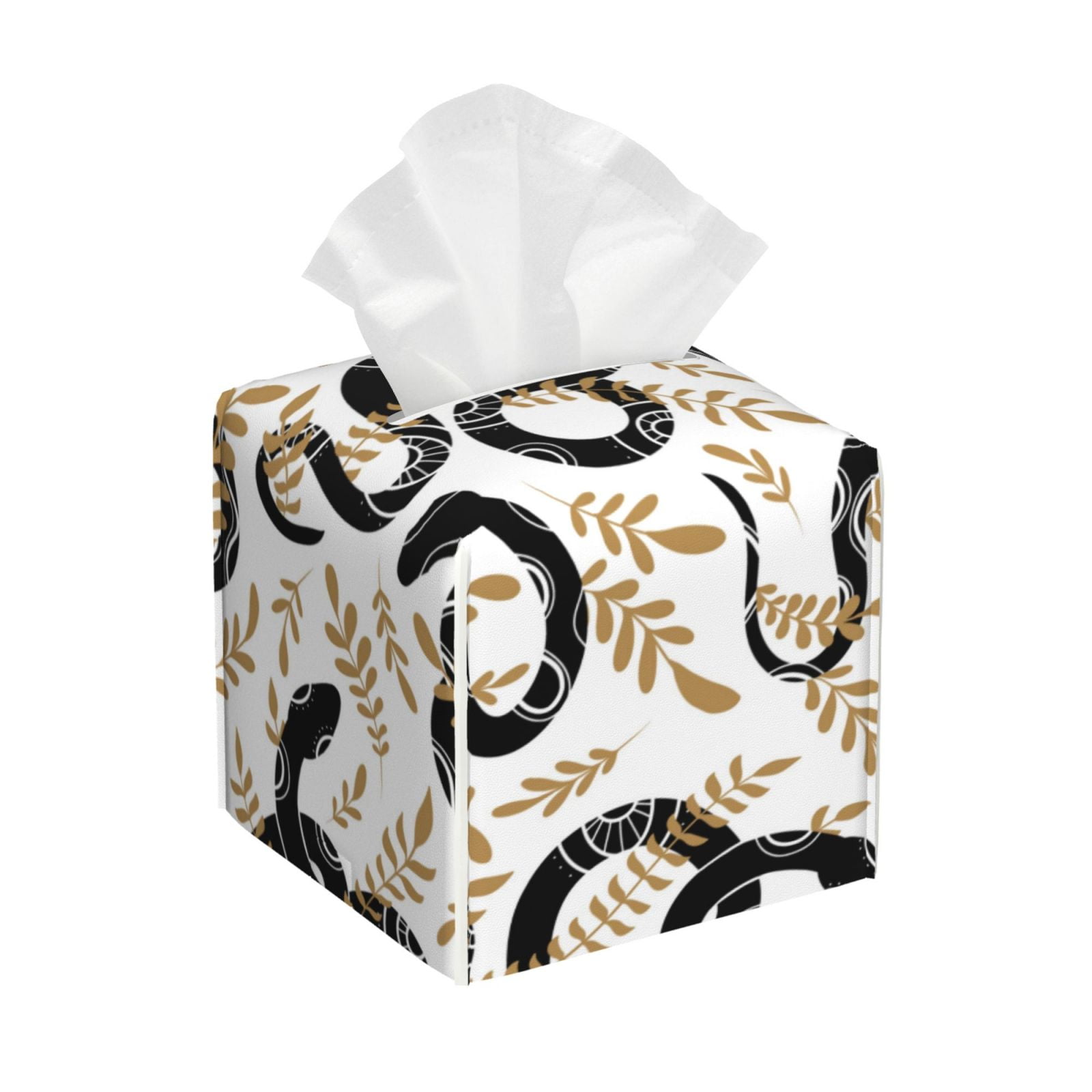 Tideii Snake for Square Leather Tissue Box, PVC Waterproof Tissue Box ...