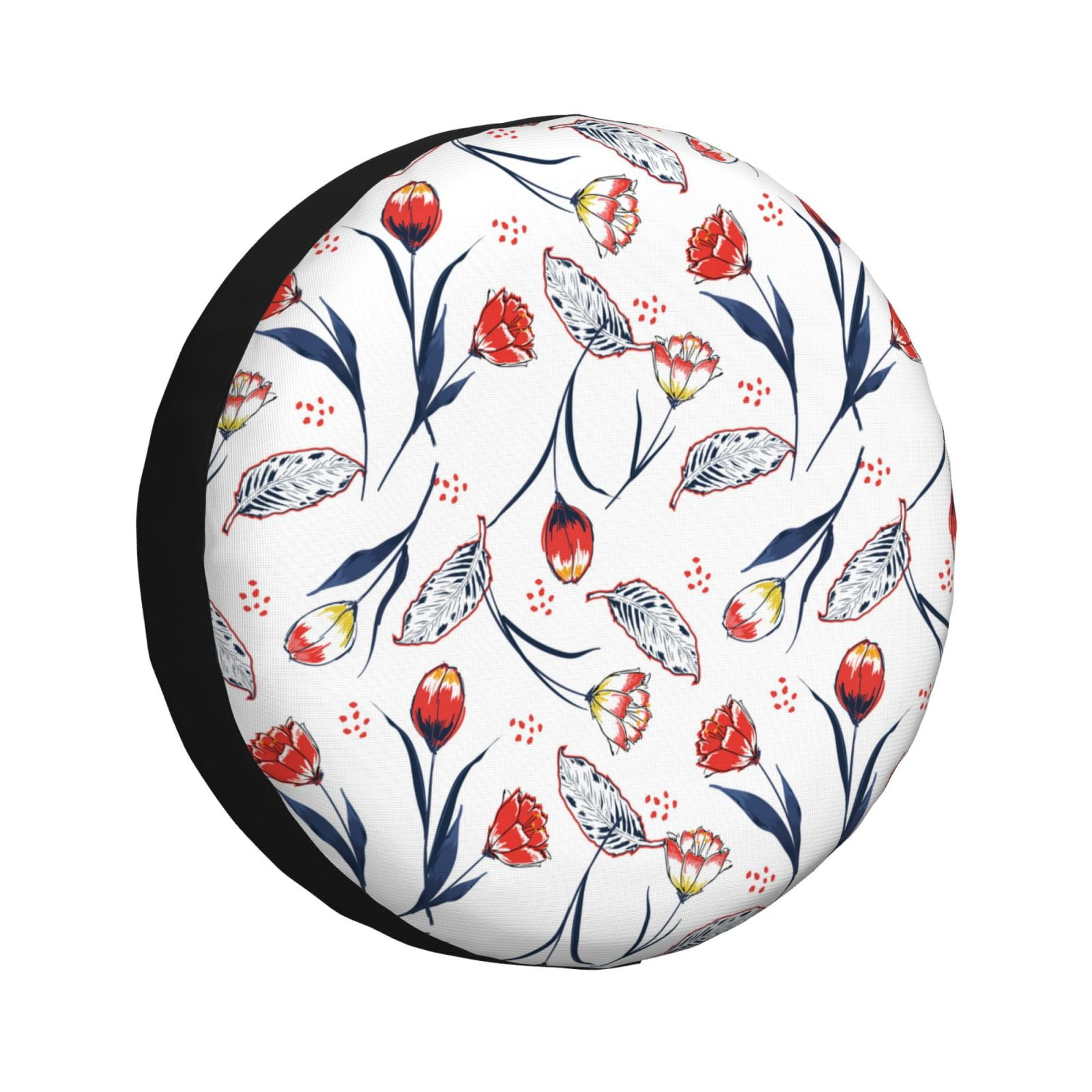 Tideii Tulips Flowers for Car Tire Dust Cover, Dust and Waterproof Tire ...