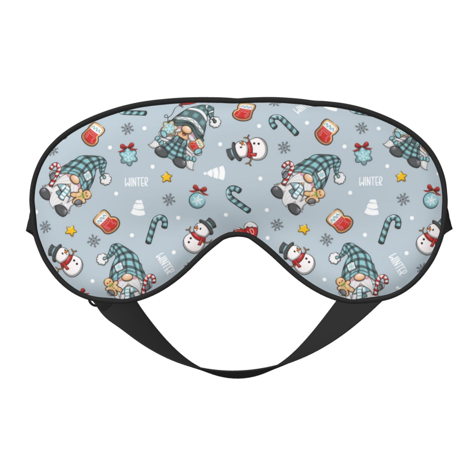 Tideii Winter Gnome And Snowman for Double-sided Light-blocking Eye ...