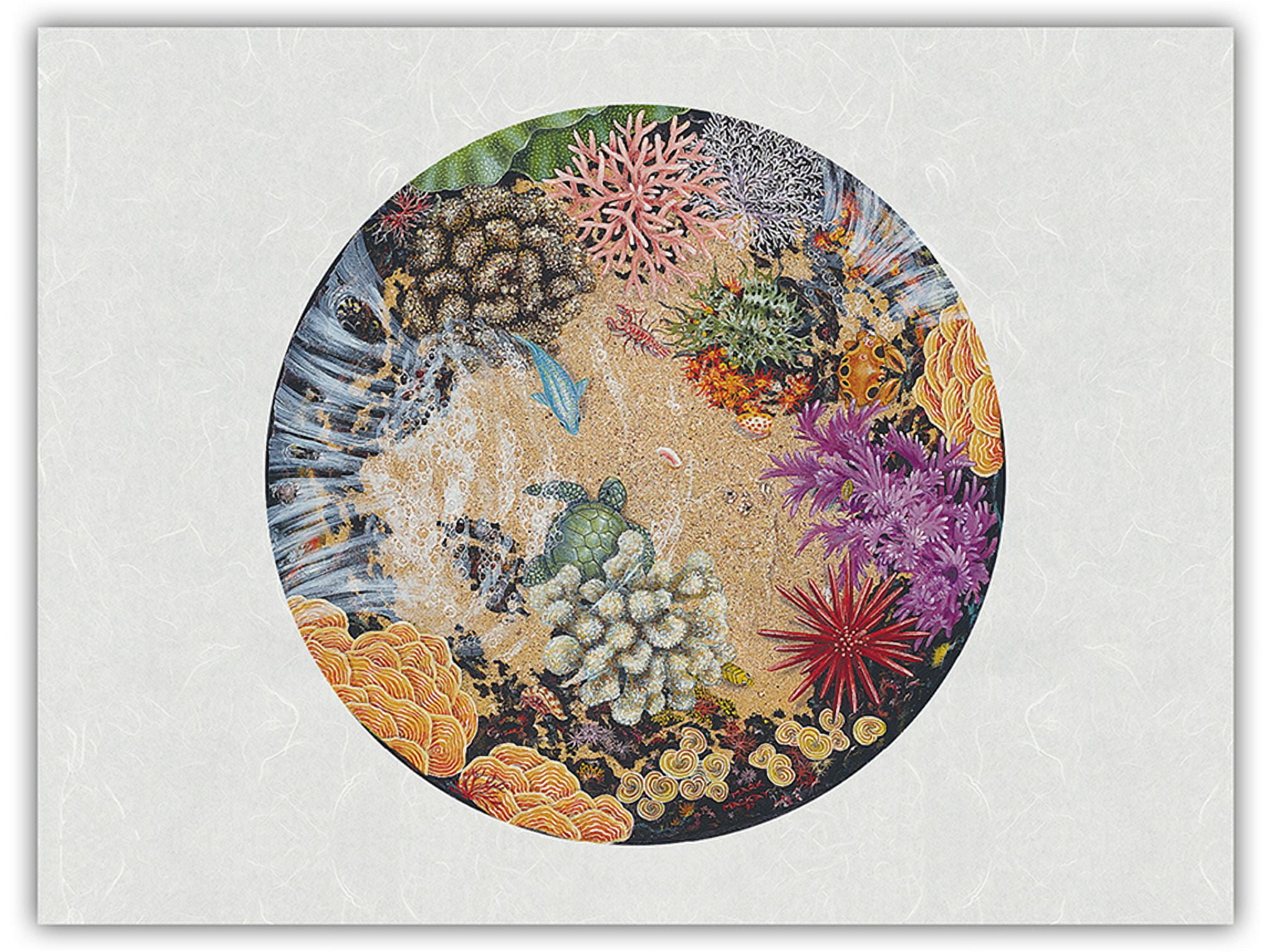 Tidepool II - Circular View of a Hawaiian Tide Pool - From an Original ...