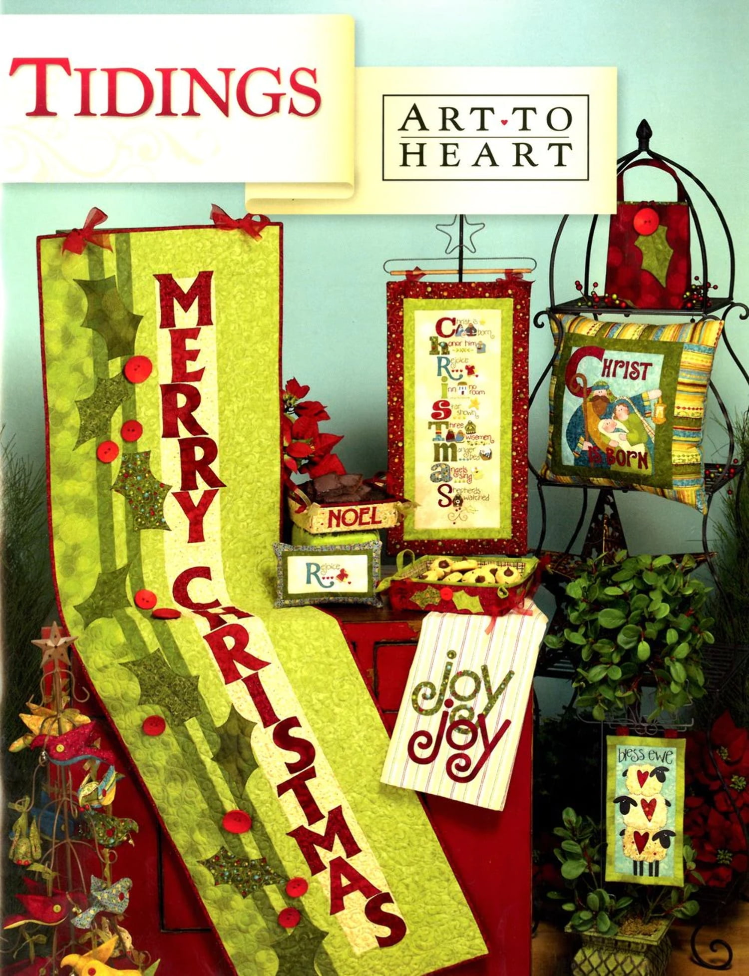 Tidings Quilt Pattern Book by Nancy Halvorsen of Art to Heart - Walmart.com