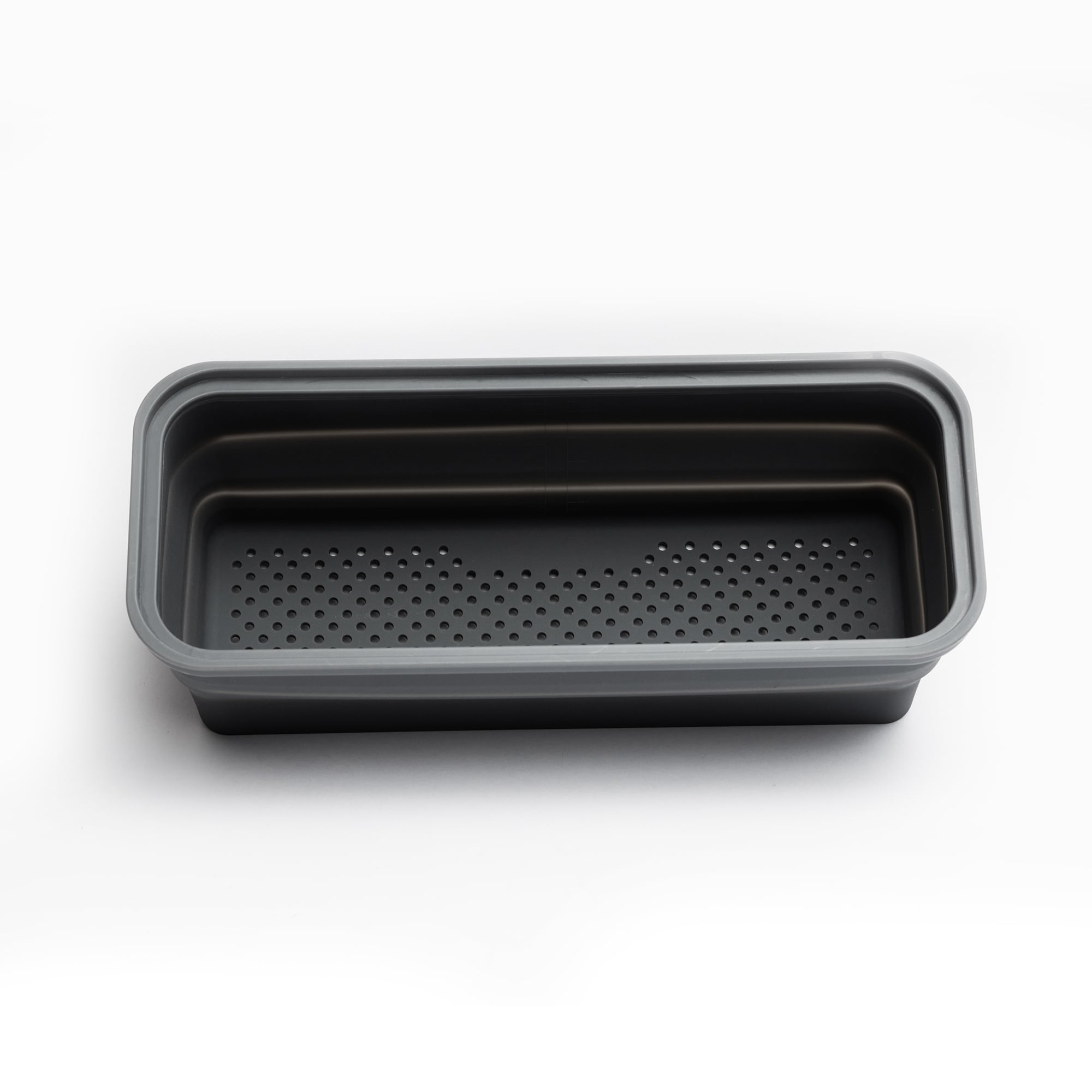 Tidy Board Meal Prep System - Collapsible Silicone Strainer (1, Gray ...