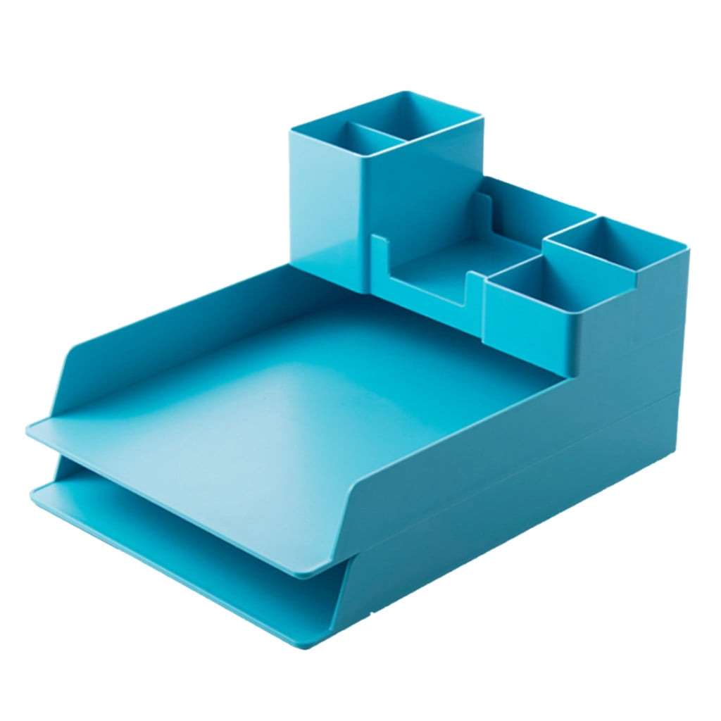 Tidy Desktop Desk Multi-Function Items Large Space Storage Rack ...