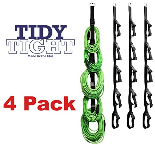 Tidy Tight 4 Pack Organization System for Garage. Hang Extension Cords ...