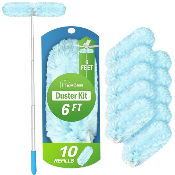 TidyBliss, Dusters for Cleaning, 70 inches, Includes 10 Refills ...