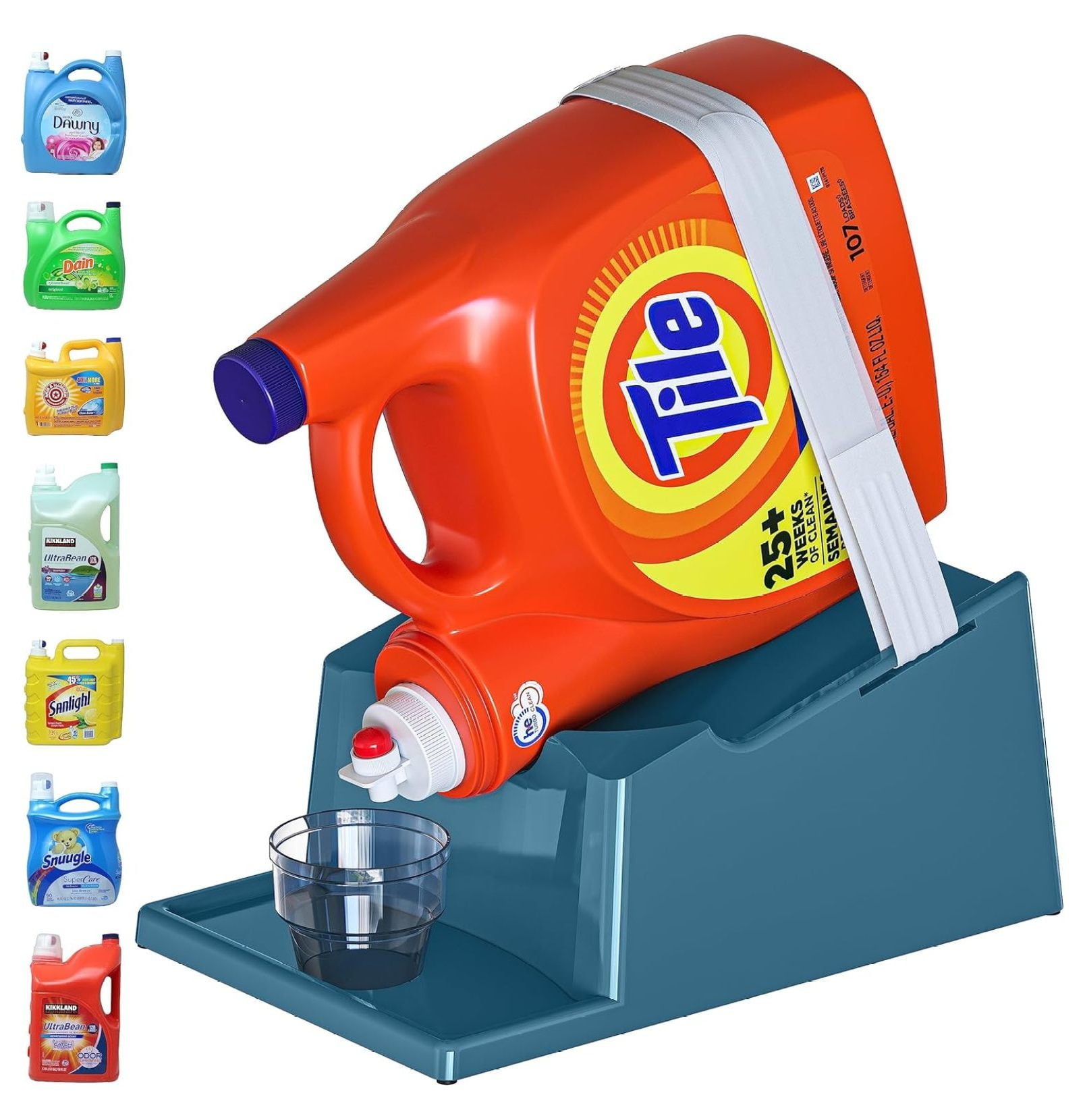 TidyFriend Laundry Holder Stand with Tray, Laundry Stand with Non-Slip ...