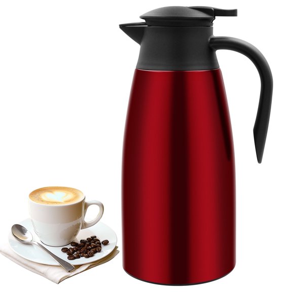 Hormel Stainless Steel Lined Vacuum Carafe, 1.9L, Satin Finish/Black ...